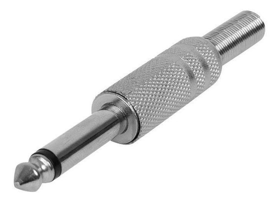 Ficha Conector Plug Mono 0210 Metalico 6,5mm C/Resorte RADIO NORTE ...