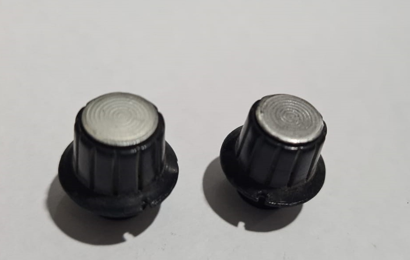 Perilla Mini 6mm PERILLA2 Agujero Eje Estriado Plástico x Unidad LA ...