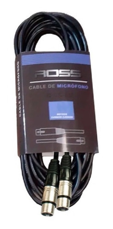 Cable Canon Canon 6 Mts Ross ALEYMAR - Repuestos Musicales