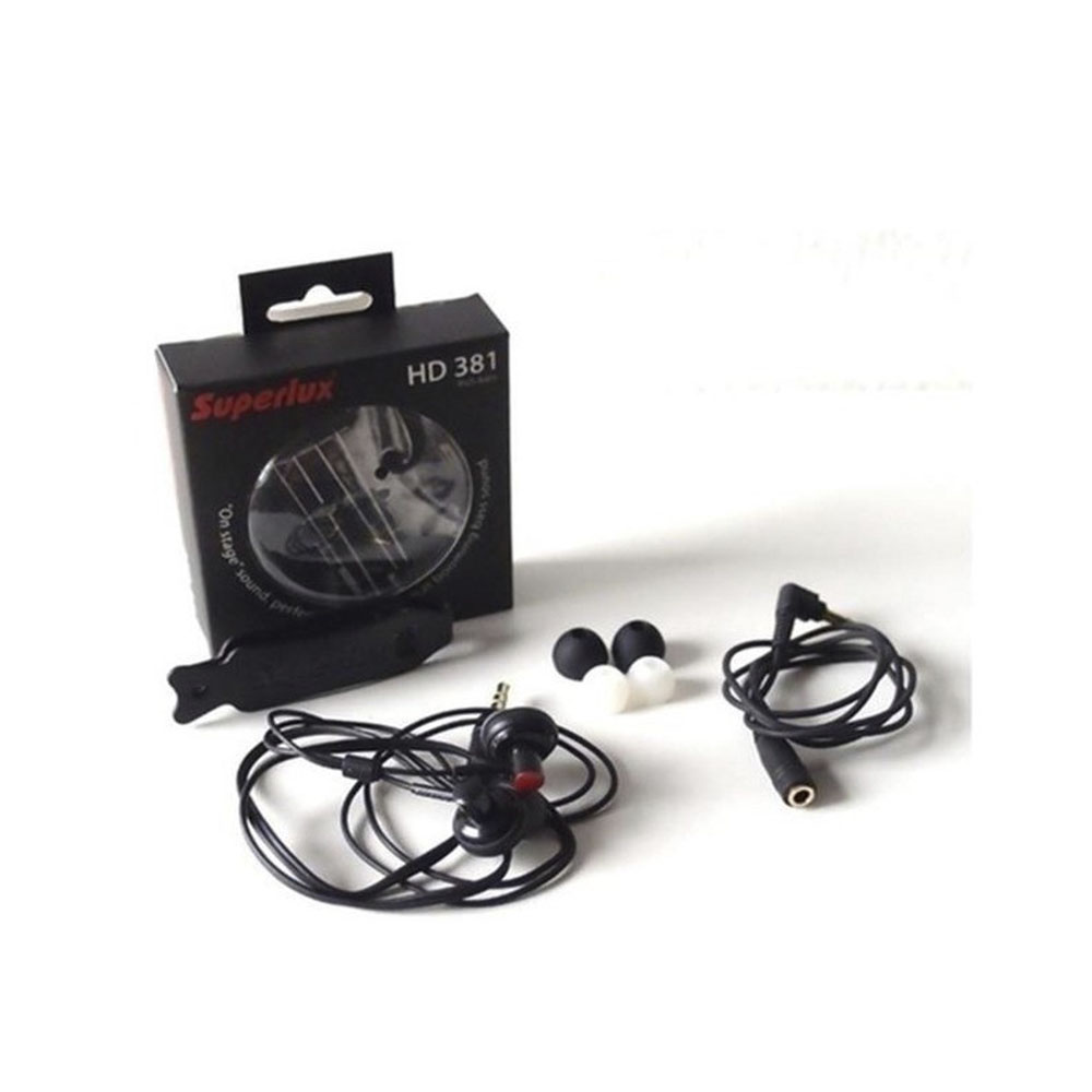 Auricular IN EAR HD381 Monitor Booming Bass Superlux HMG - Repuestos Musicales