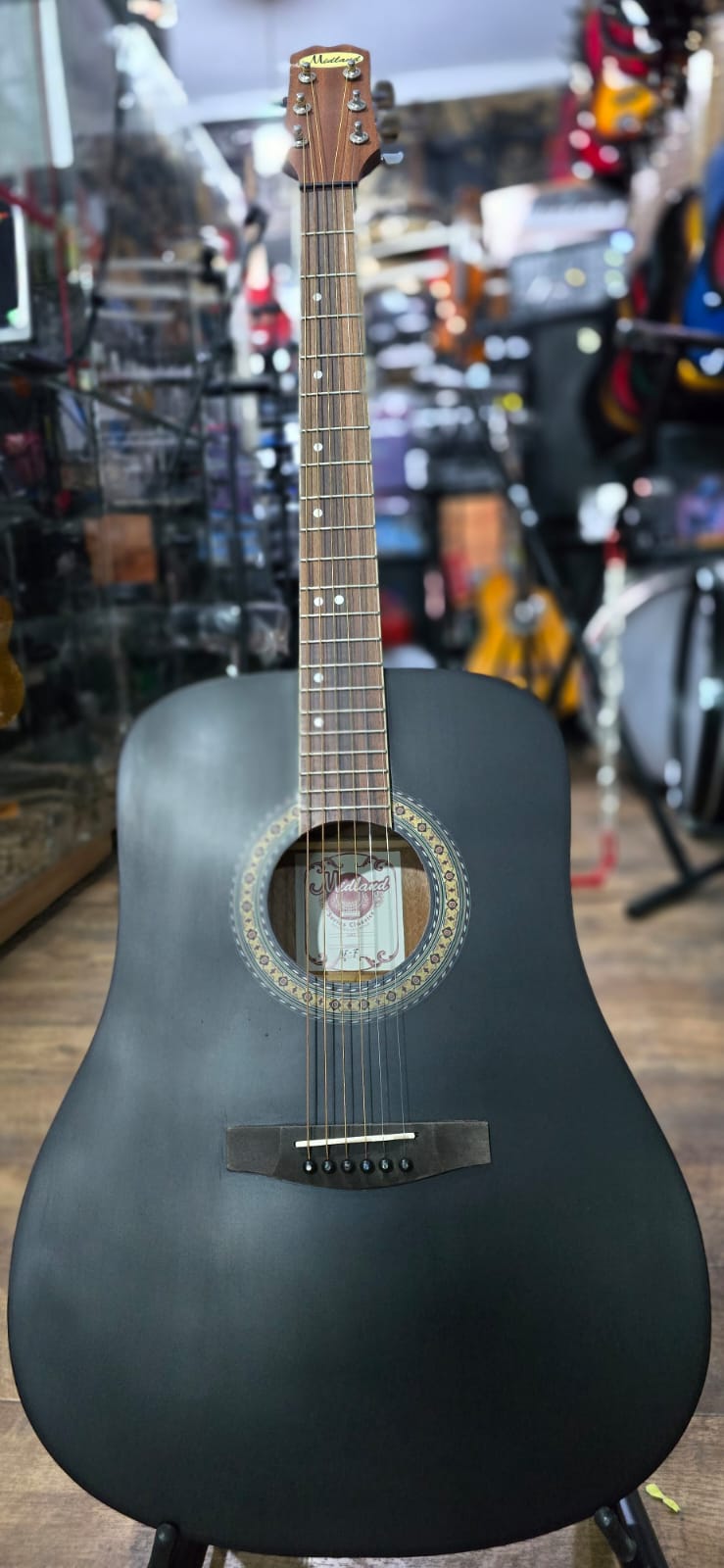 Guitarra Acustica AF7 Folk Sin Corte Midland LA FUSA - Repuestos Musicales